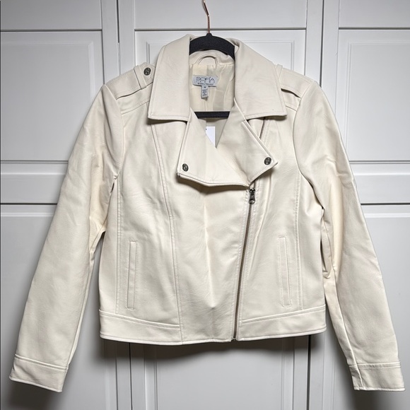 sofia by sofia vergara | Jackets & Coats | Sofia Jeans Cream Faux ...